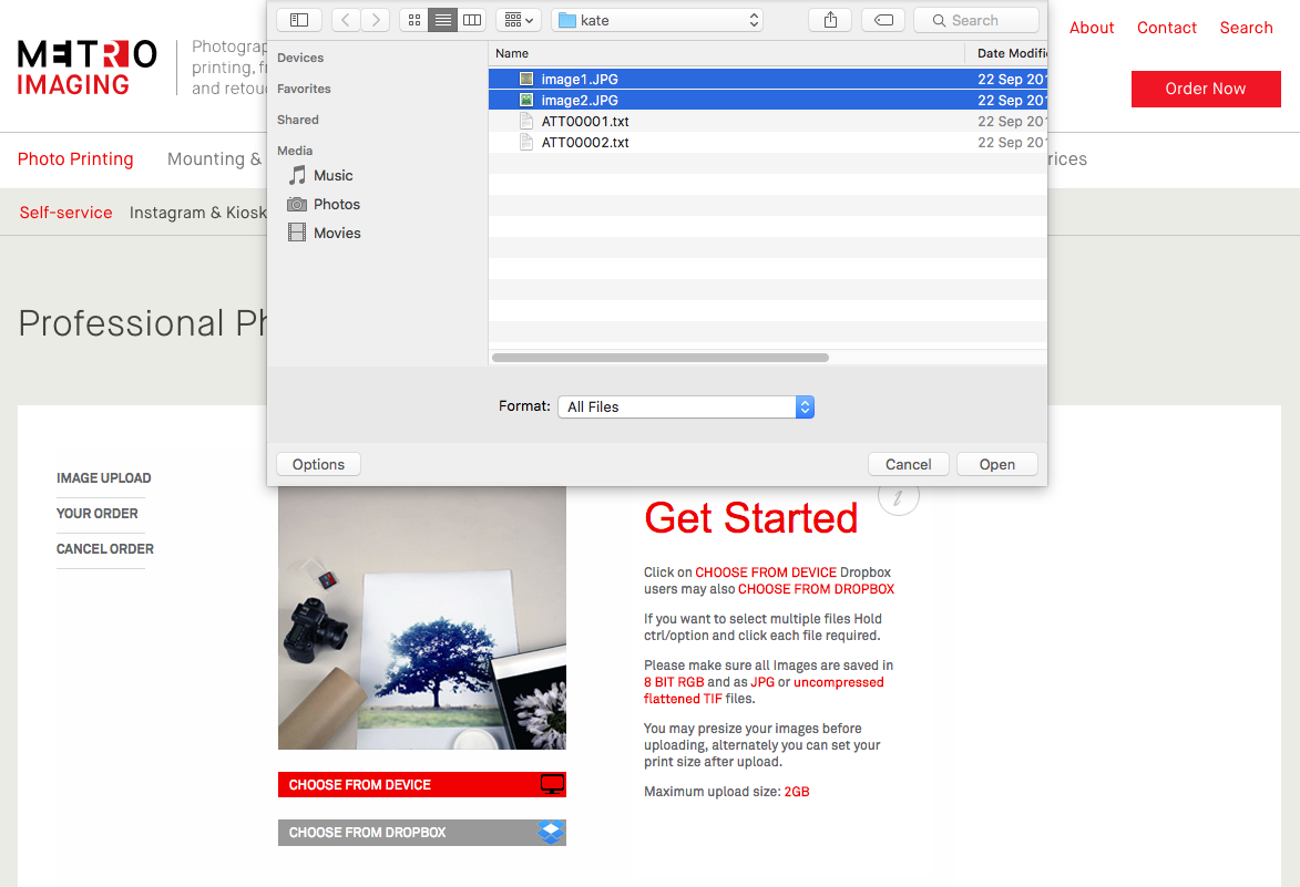 Order Photo Printing Online | Metro Imaging