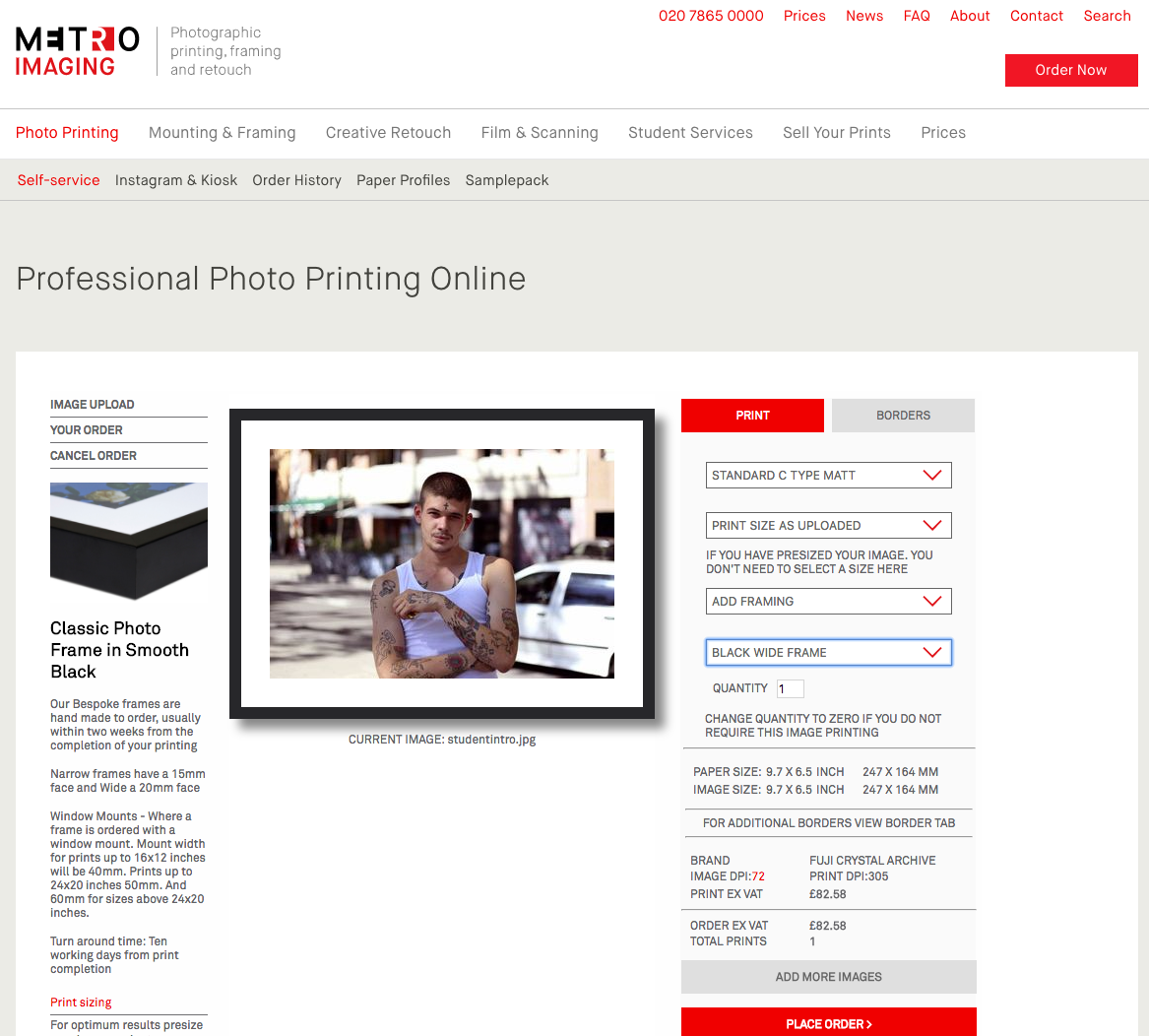 Order Photo Printing Online | Metro Imaging